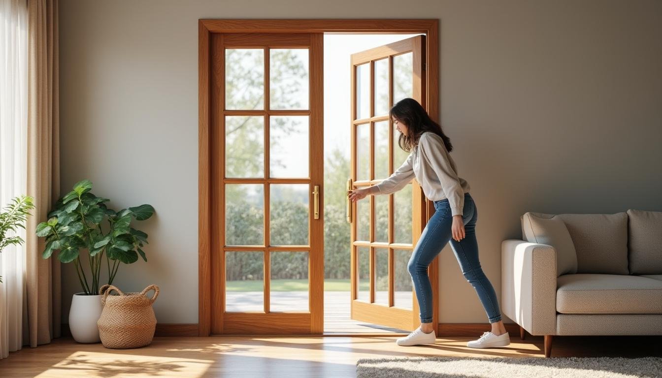 astuces futées pour fermer une porte-fenêtre sans poignée 🚪🤫